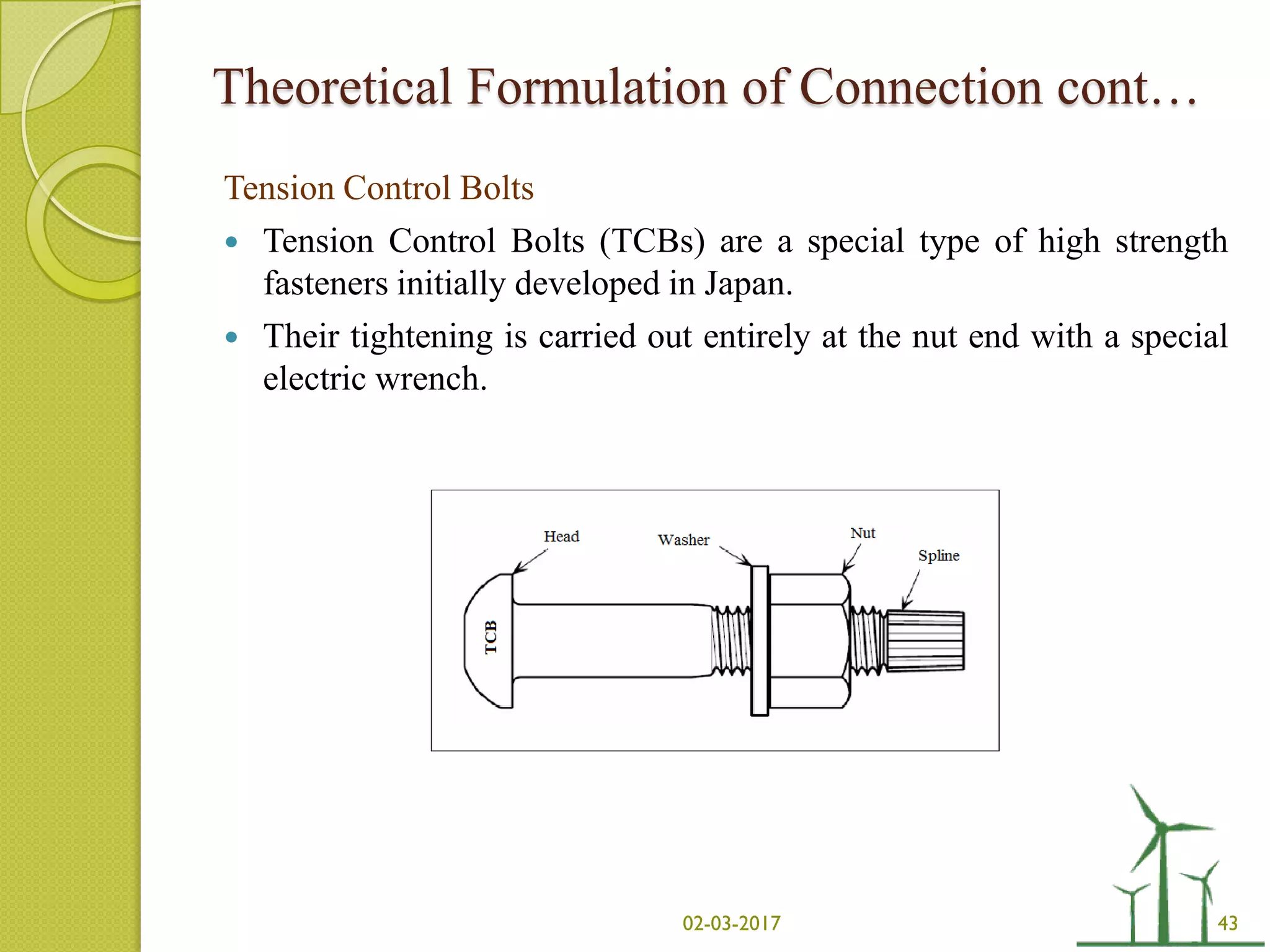 FE Analysis of Bolted Connections for Wind Turbine Towers by Yadneshwar S. Joshi | PDF