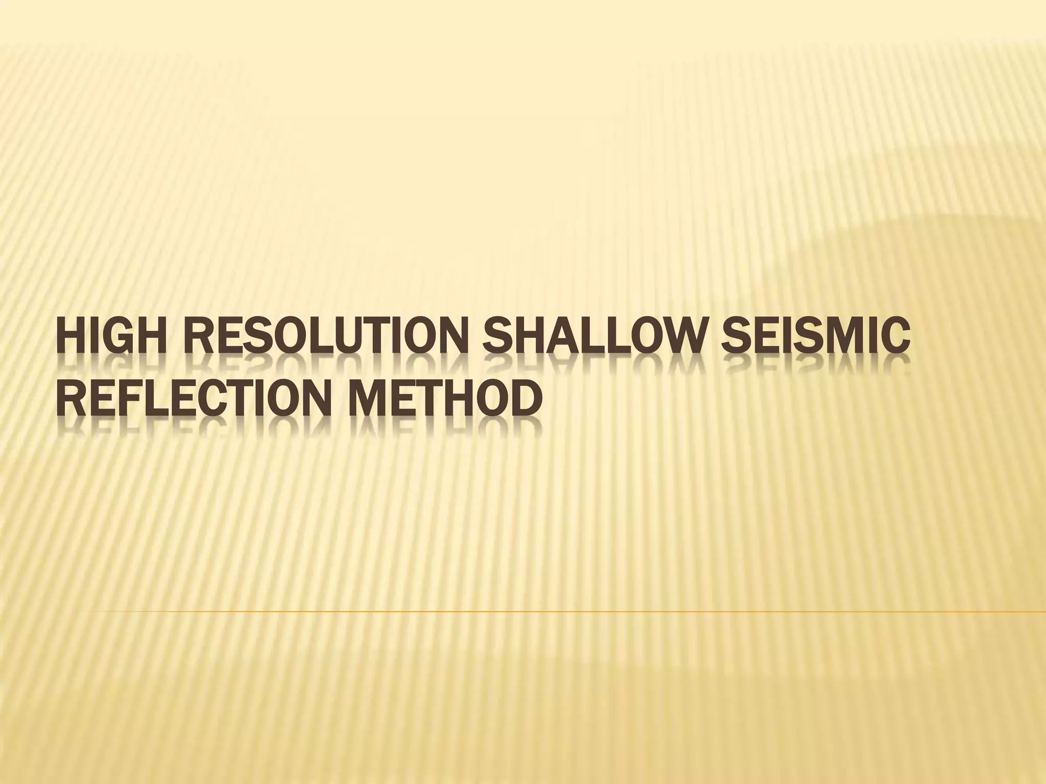 Echosounding ,shallow seismic reflection and underwater sonographic ...