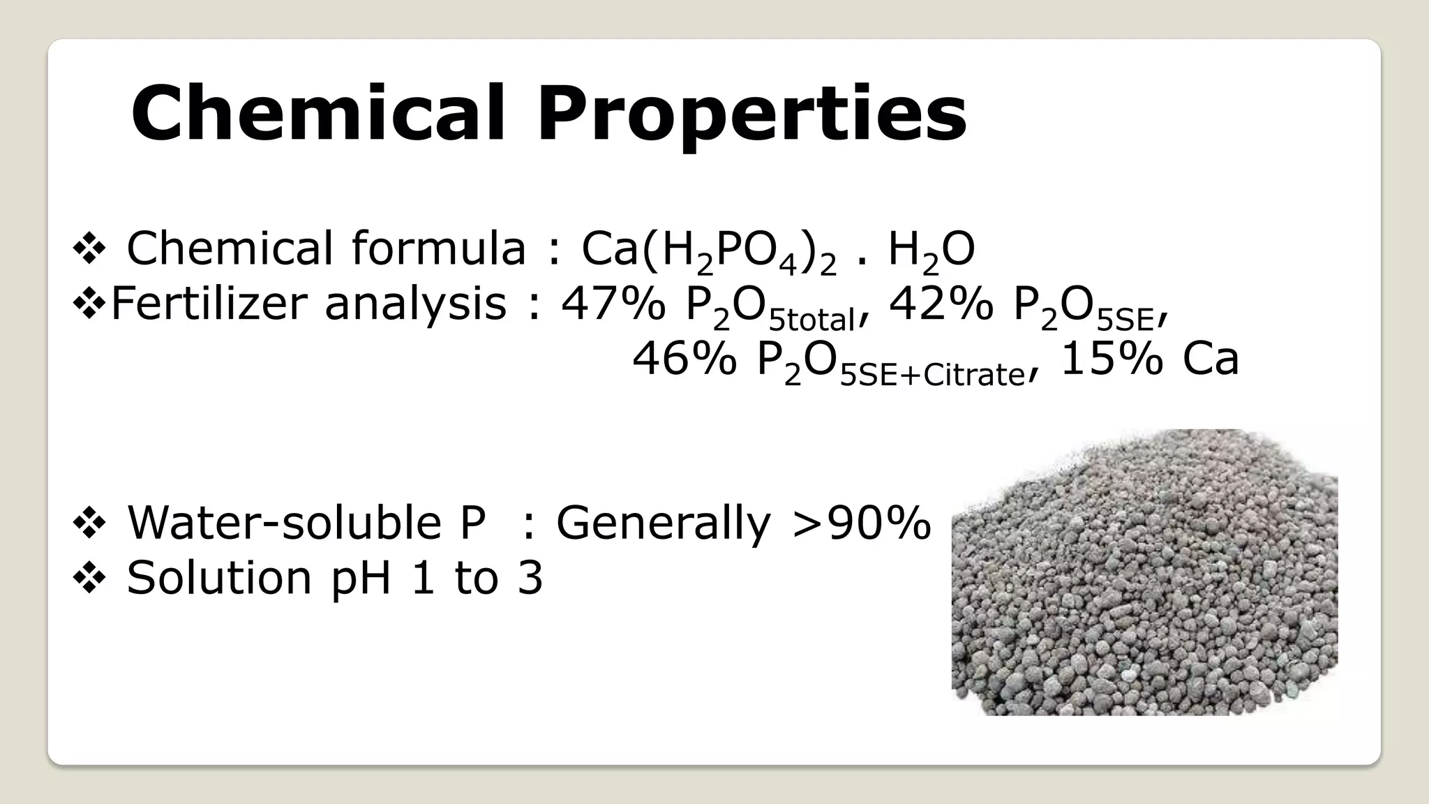 Slides for Triple Super Phosphate(TSP) | PPTX