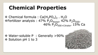 Slides for Triple Super Phosphate(TSP) | PPTX