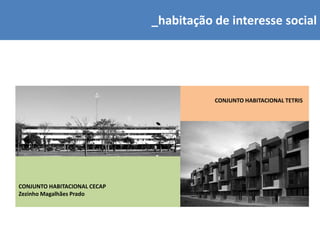 Análide do Conjunto habitacional Zezinho e do Conjunto habitacional ...