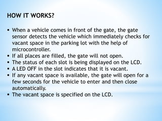 Automatic gate control | PPTX