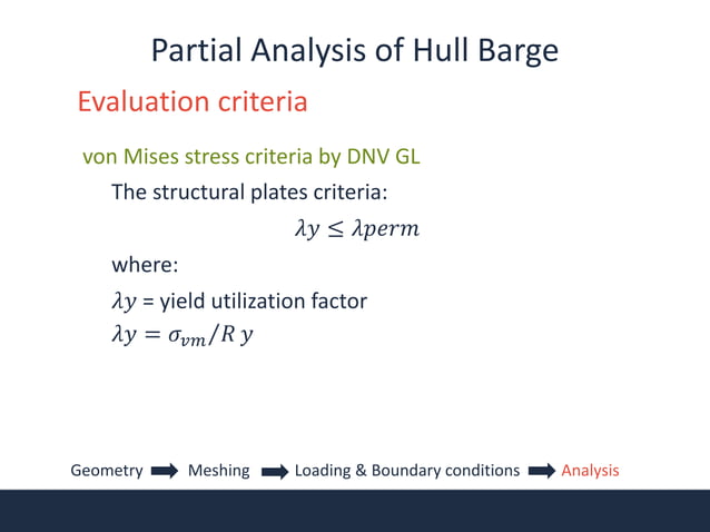 FEA of Liftboat's hull barge | PPT