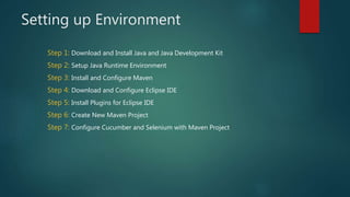 Automated Test Framework with Cucumber | PPTX
