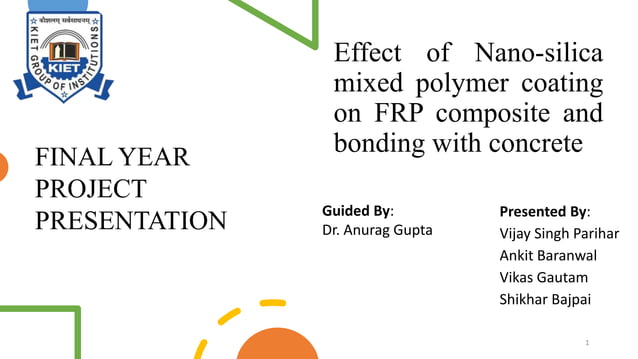 Nano-silica mixed polymer coating on FRP composite | PPT