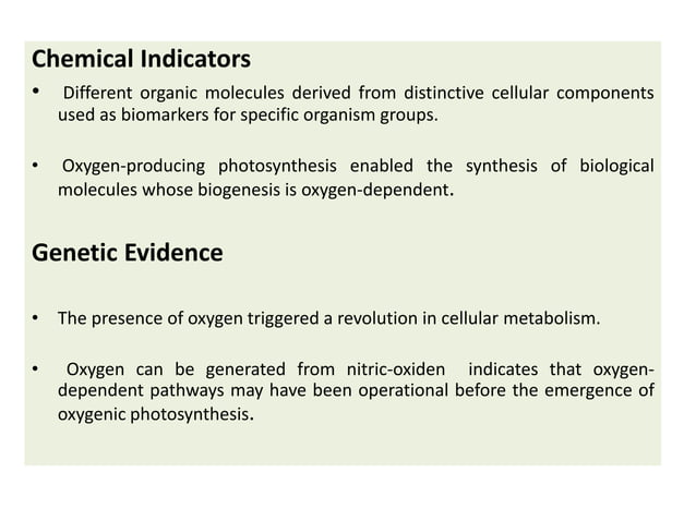 Evolution of photosynthesis | PPTX