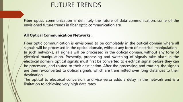 Real life aplications of fiber optics | PPTX
