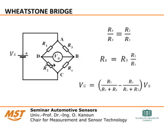 WHEATSTONE BRIDGE CIRCUIT DESIGN AND SIMULATION FOR TEMPERATURE SENSOR ...