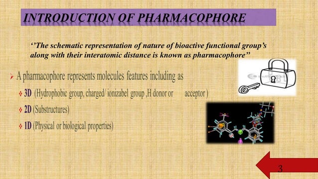 Pharmacophore Modeling in Drug Designing | PPTX | Computer Software and Applications | Computing