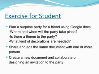Final Presentation 830 Google Docs | PPT