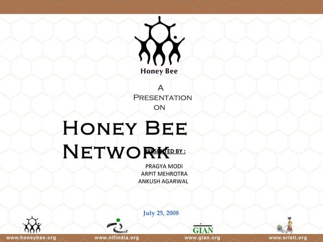 Honey bee network | PPT