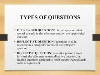 Advance steps in selling process | PPTX