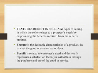 Advance steps in selling process | PPTX