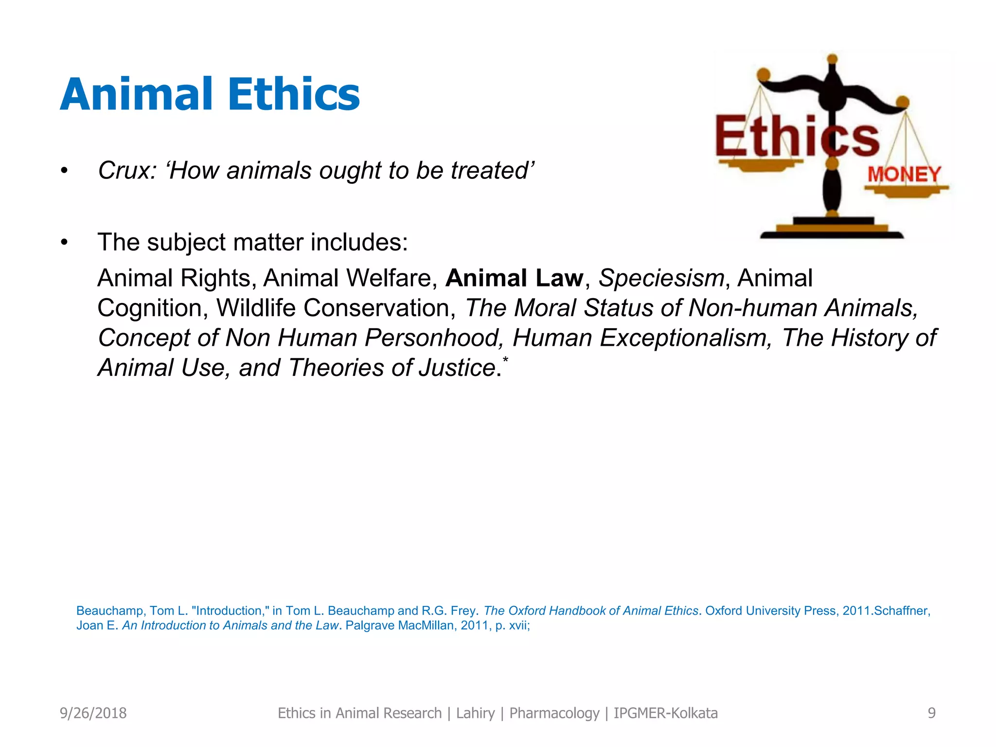 Ethical issues in animal experimentation (with emphasis on CPCSEA ...