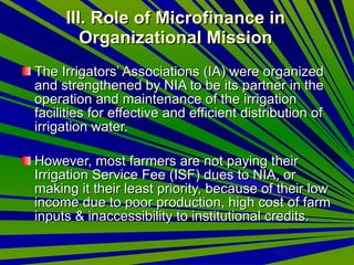 Case Presentation- Microfinance in Agriculture (ARFIA) | PPT