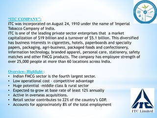 ITC presentation | PPTX