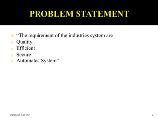 SCADA Implementation for industrial system automation