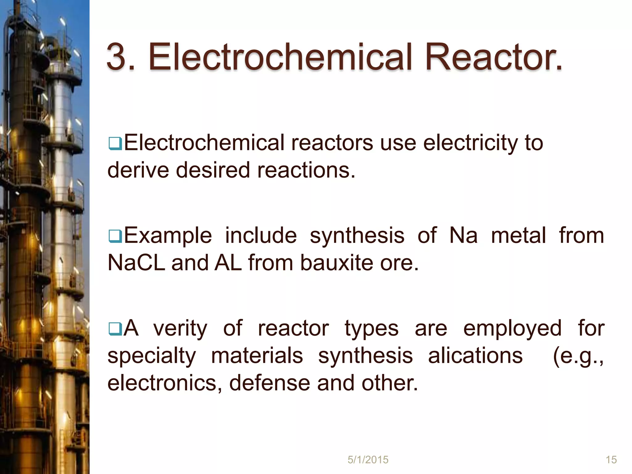 Chemial Reactor by Manish | PPTX