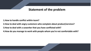 CONFLICT MANAGEMENT : A STUDY ON GRAMEENPHONE | PPTX