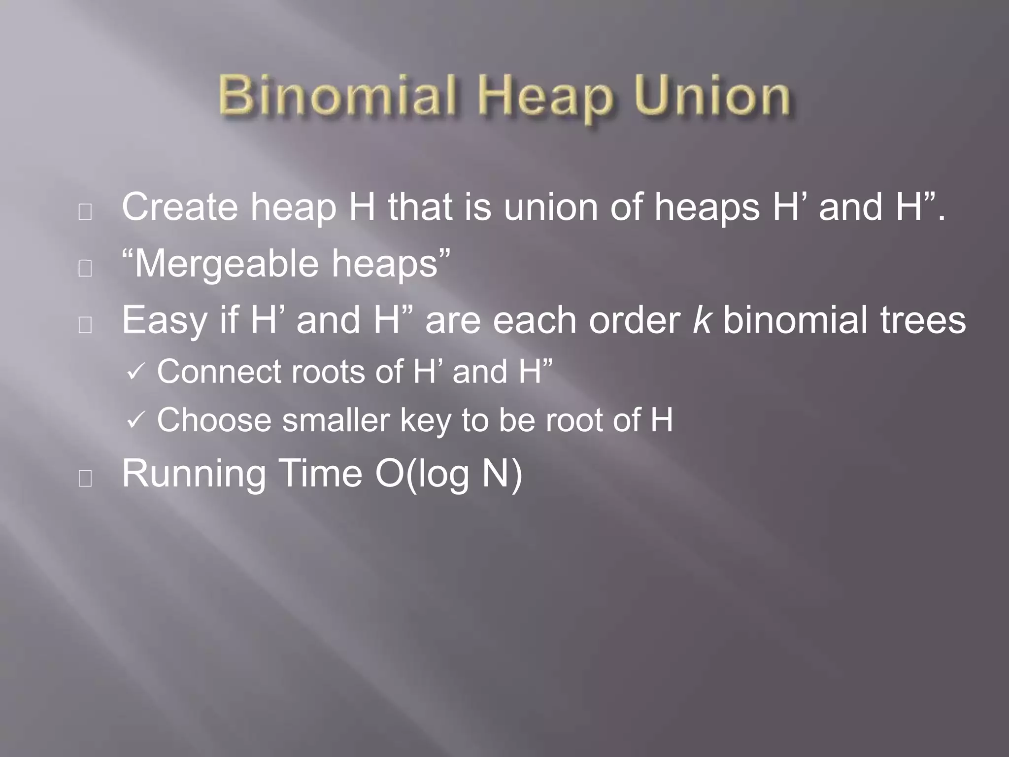 binomial & fibonaccci heap by priya | PPTX