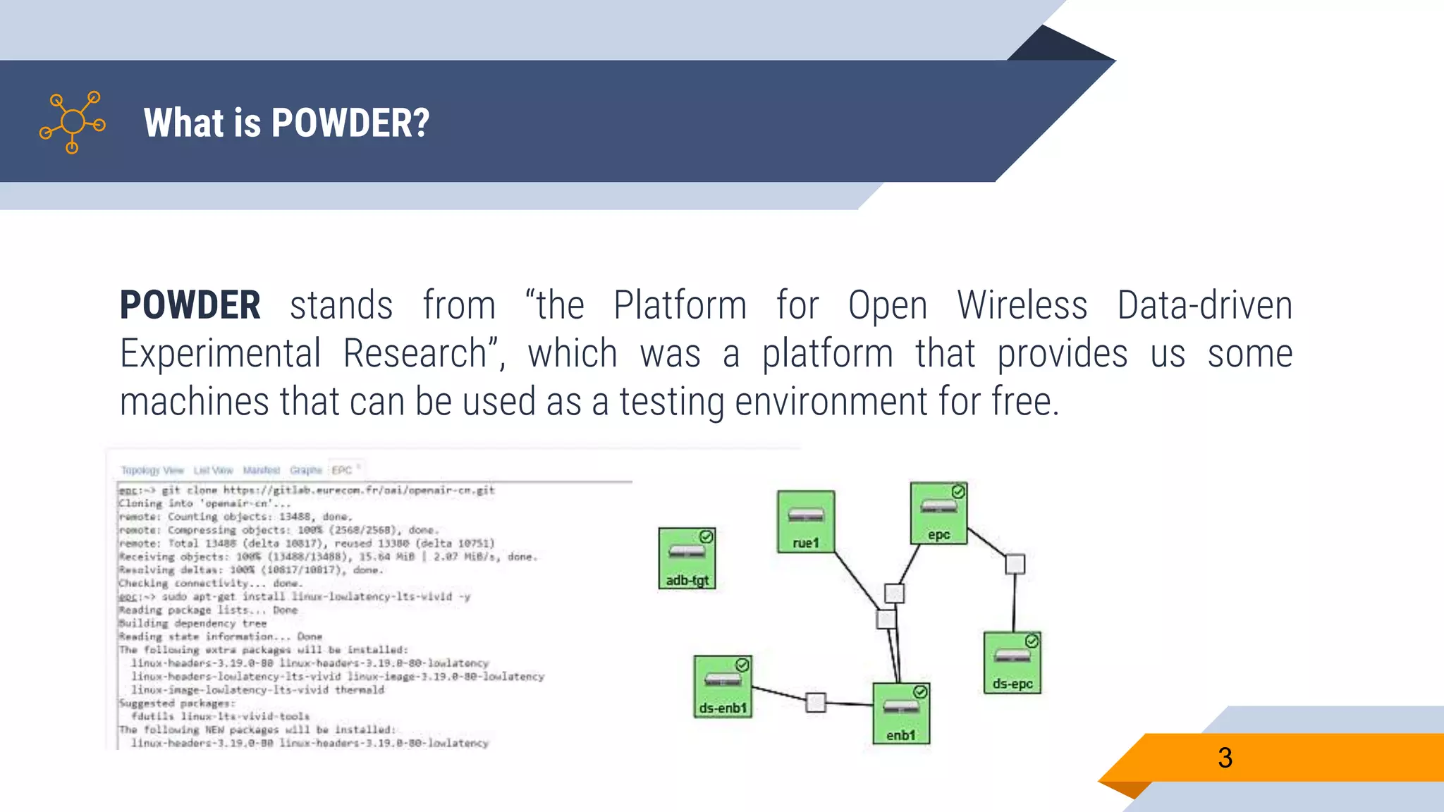 Open Air Interface 5G on POWDER Platform | PPTX