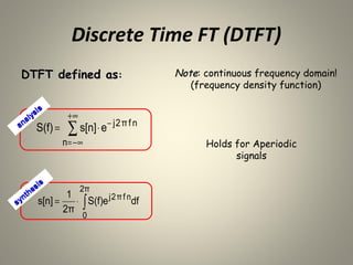 Discrete Fourier Transform | PPT