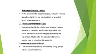 Final presentation on experimental research | PPTX