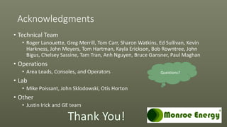 Final Presentation for the Process Engineering Co-Op Position | PPTX