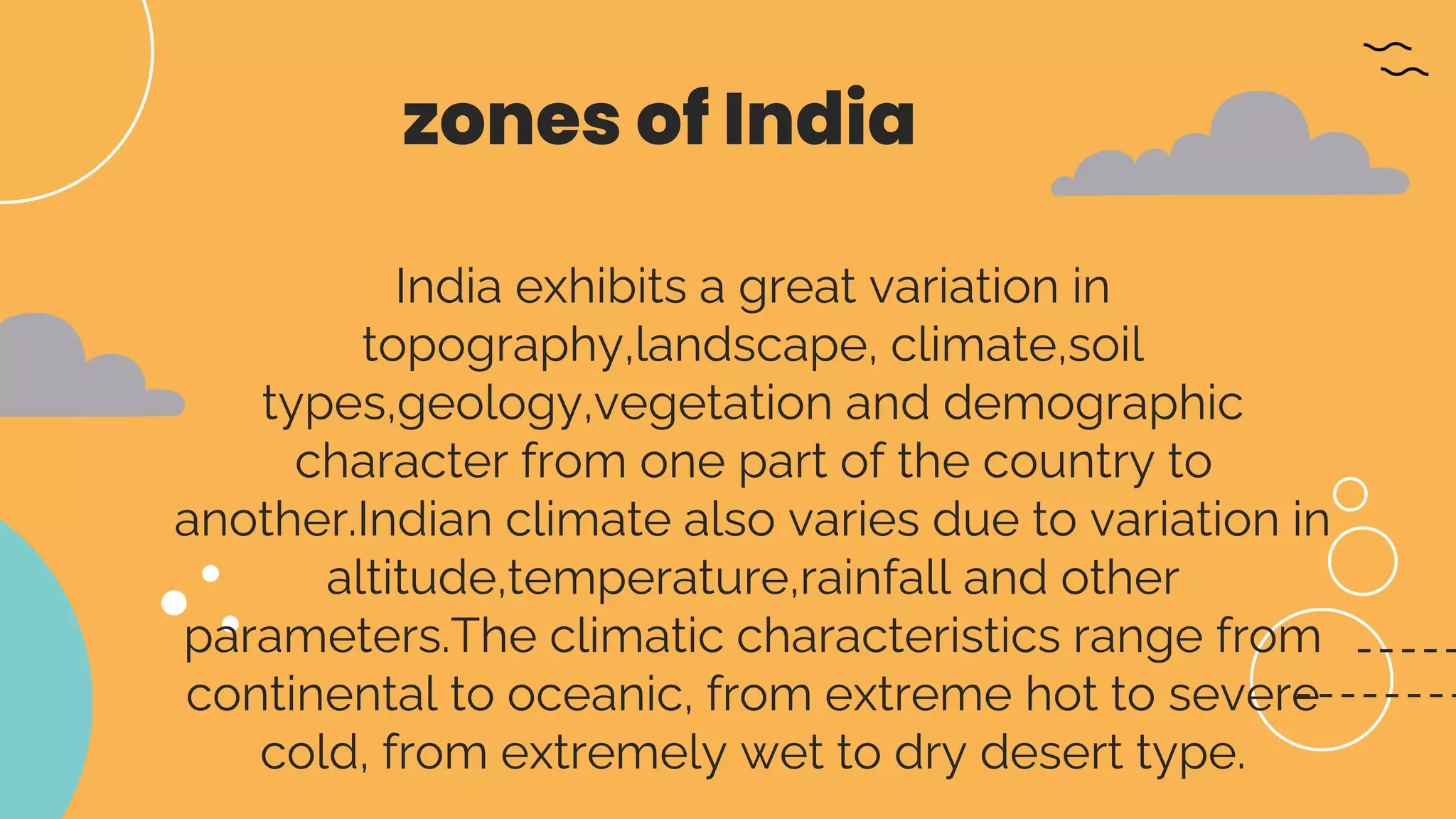 Zones of india | PPTX