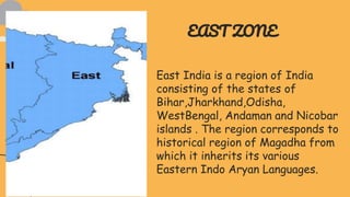 Zones of india | PPTX