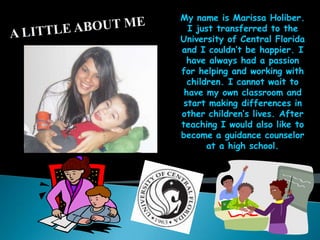 Final presentation for teachers in action marissa holiber | PPTX