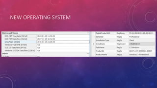 Hard-drive Analysis | PPTX