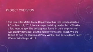 Hard-drive Analysis | PPTX