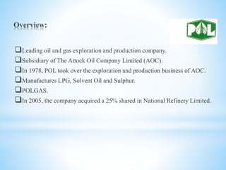 HR presentation on Pakistan Oil Field Limited | PPTX