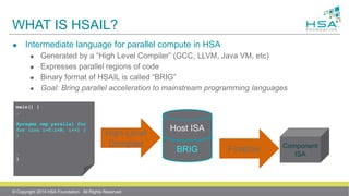 ISCA Final Presentation - HSAIL | PPT