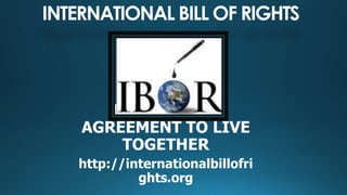 International Bill of Rights. | PPTX