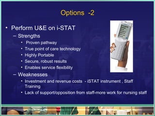 Final presentation introduction_of_the_i_stat_analyser_at_the_vale ...