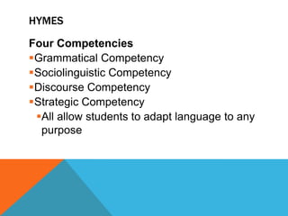 Final presentation language acquisition theory | PPTX