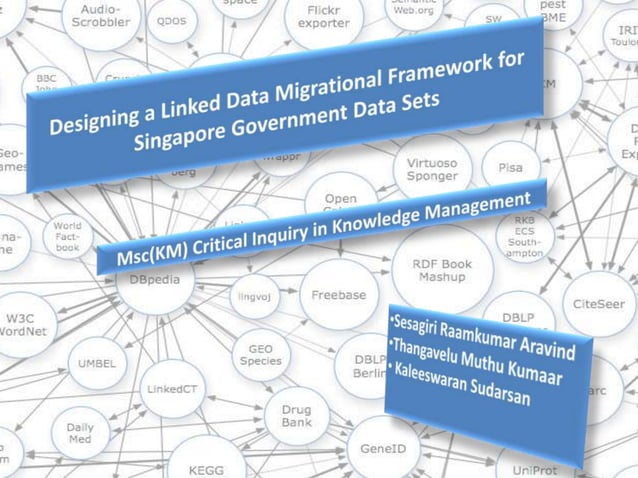 Proposed Linked Data Migration Framework for Singapore Government Datasets | PPTX