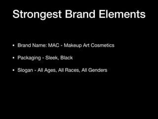Branding Plan MAC Cosmetics | PDF
