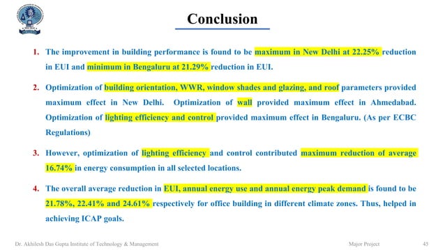 Building Performance Analysis using BIM align ECBC Regulations | PPT