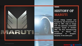 Final presentation maruti k10 | PPTX