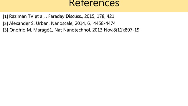 Optical forces for assembling complex plasmonic nanostructures | PPTX