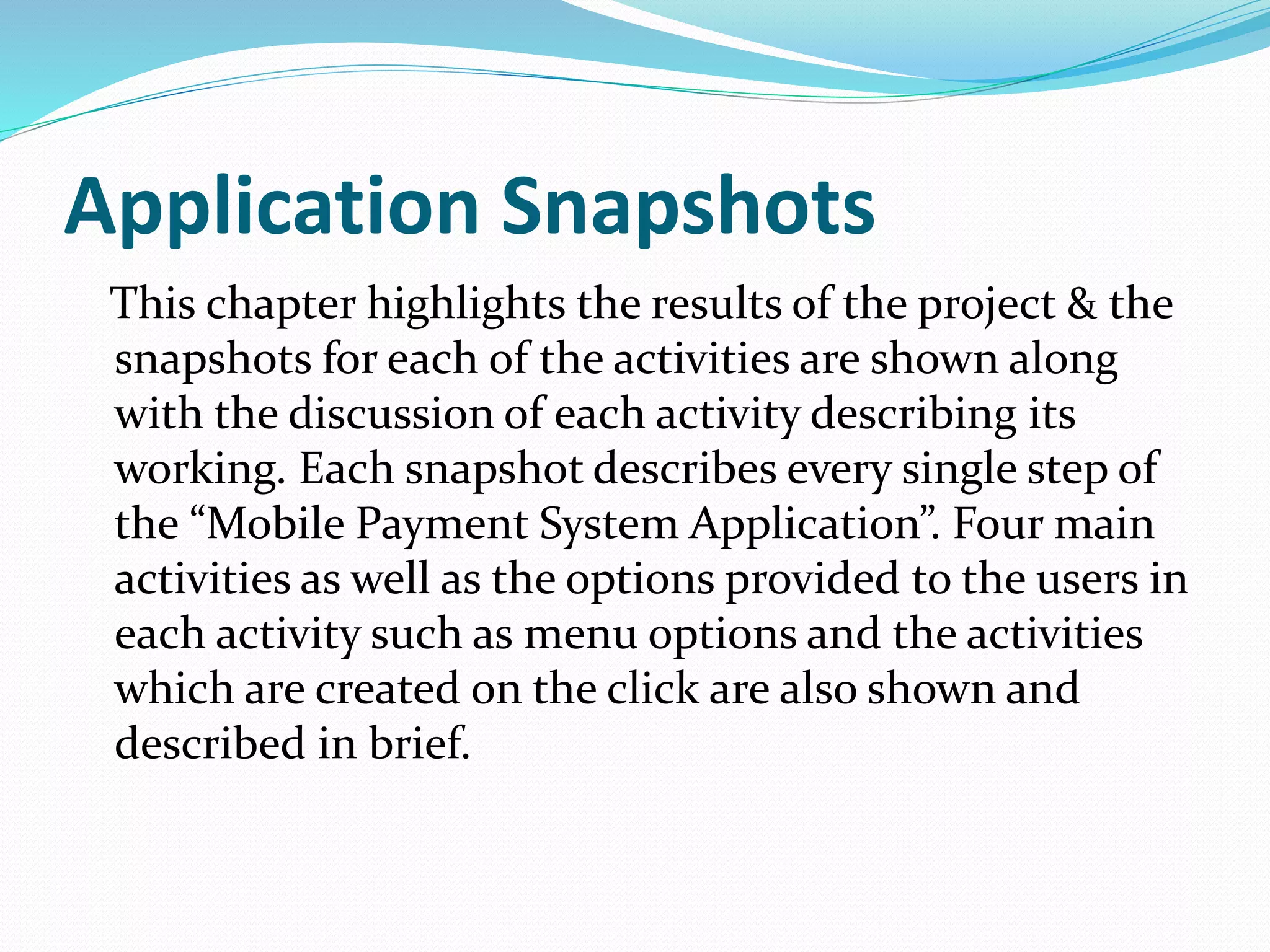 CSE Final Year Project Presentation on Android Application | PPTX
