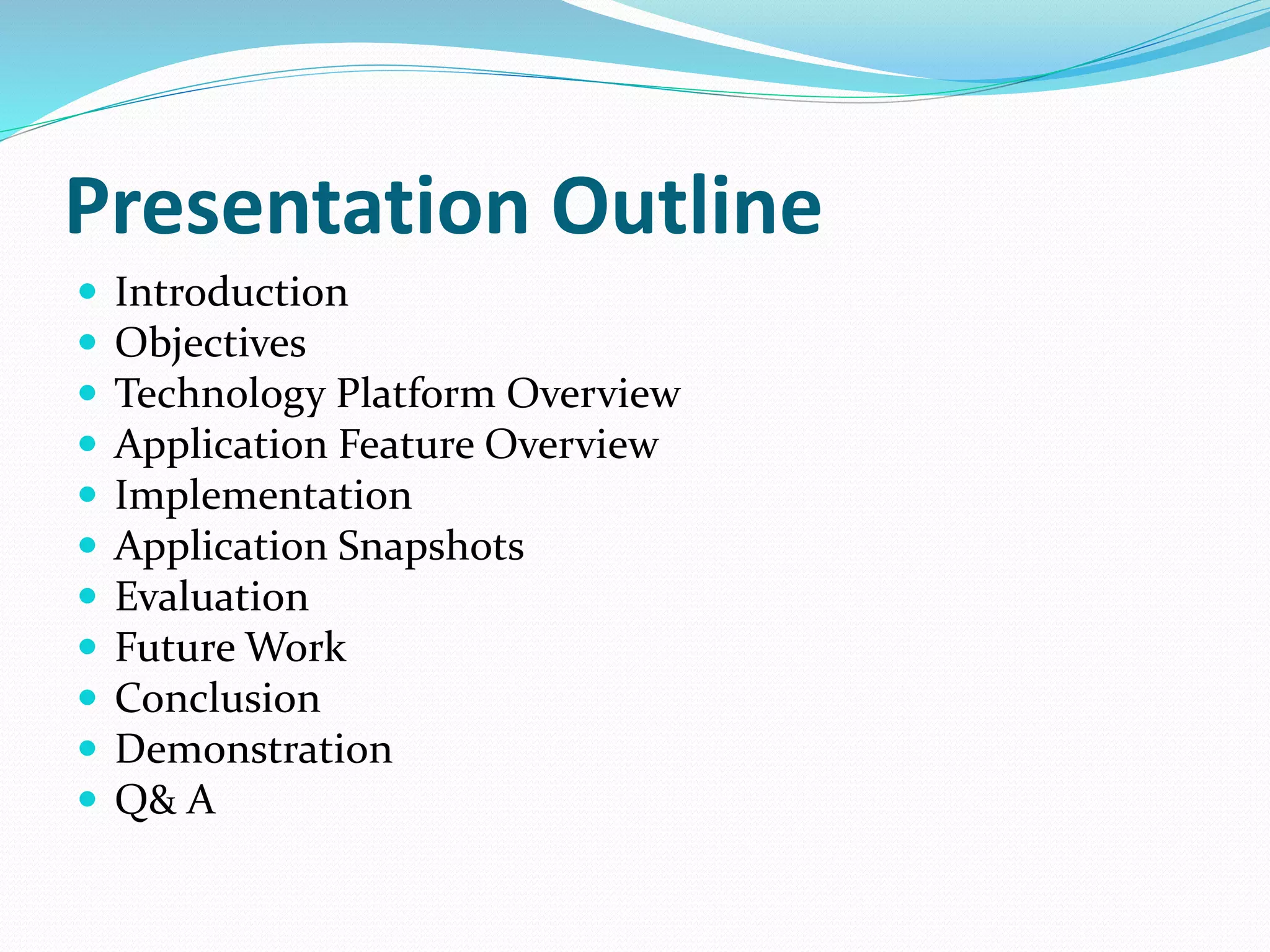 CSE Final Year Project Presentation on Android Application | PPTX