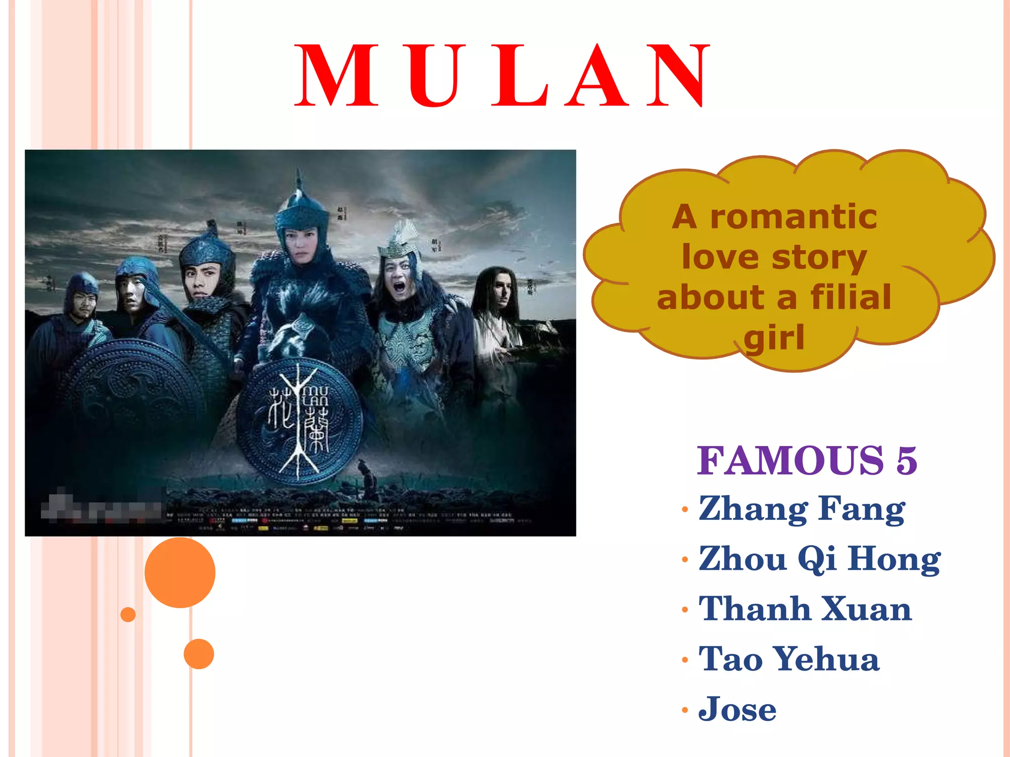 Final Presentation Mulan | PPT