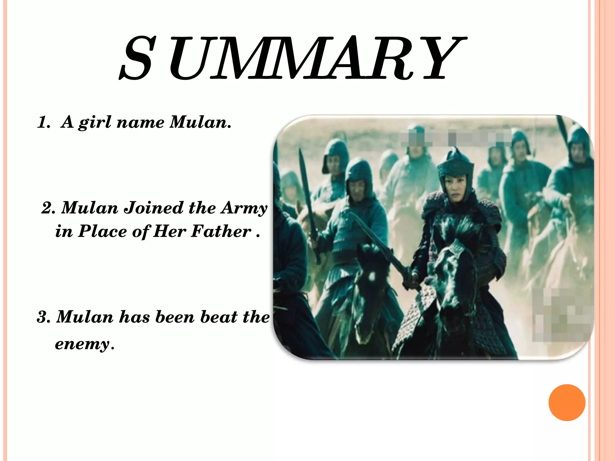 Final Presentation Mulan | PPT