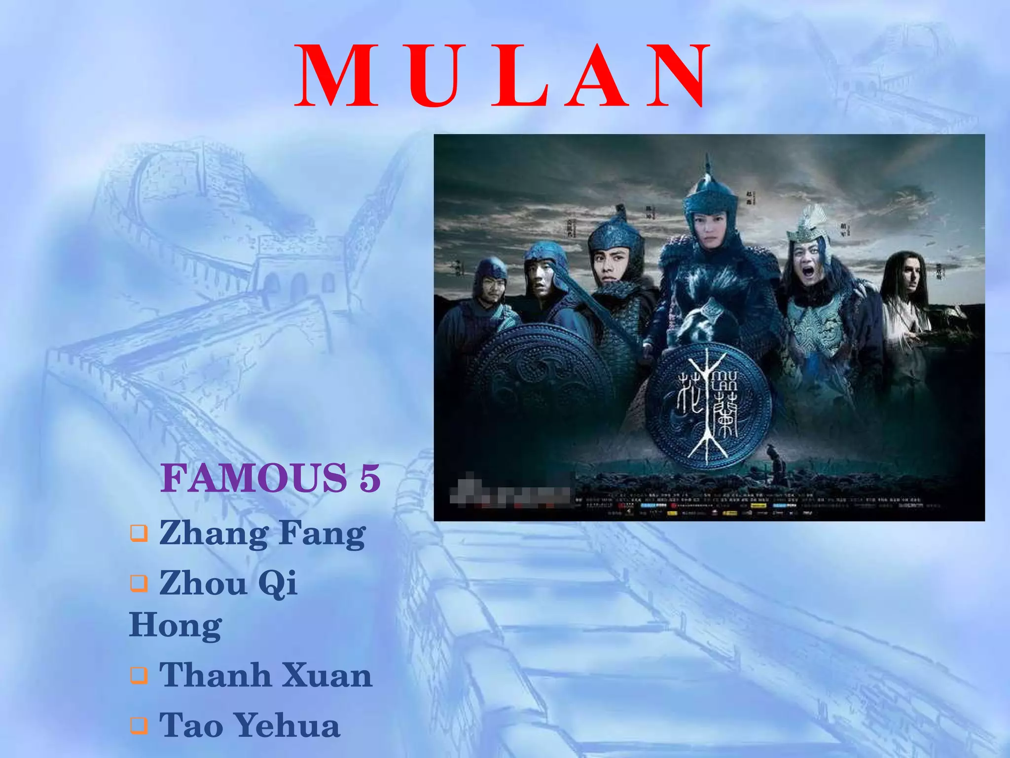 Final Presentation Mulan888 | PPT