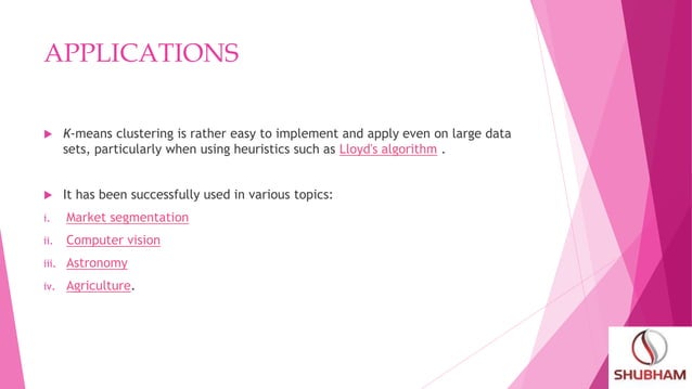 K MEANS CLUSTERING | PPTX | Computing | Technology & Computing