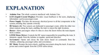 a presentation on a train which consist of lcd display | PDF